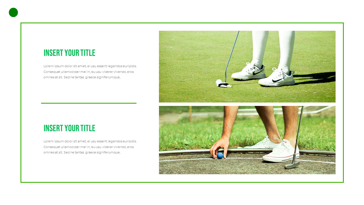 Golf Today PowerPoint Templates for Presentation