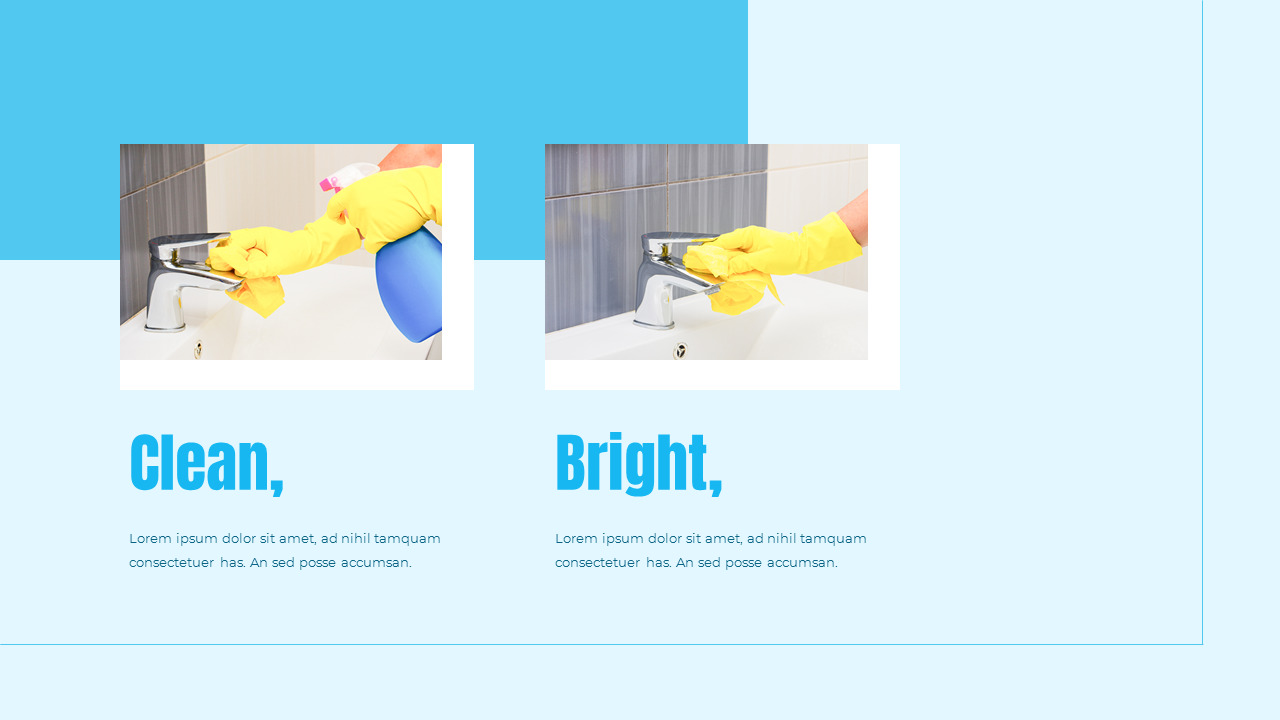 House Cleaning Service PPT Templates Design