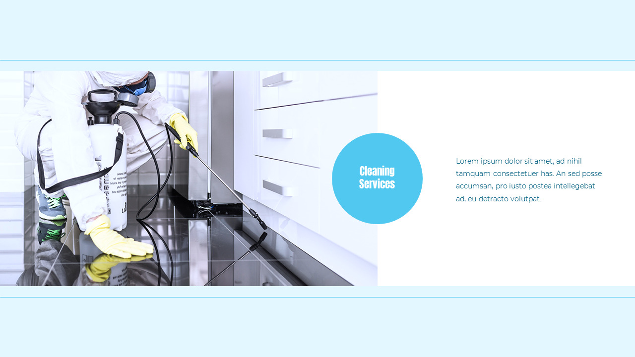 House Cleaning Service PPT Templates Design