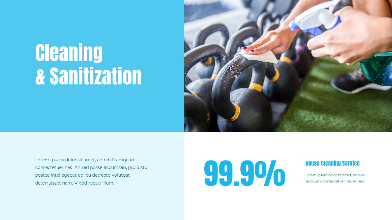 House Cleaning Service PPT Templates Design