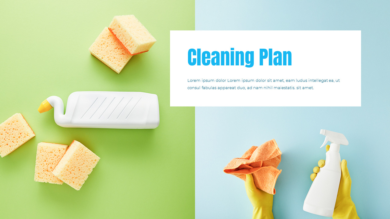 House Cleaning Service PPT Templates Design