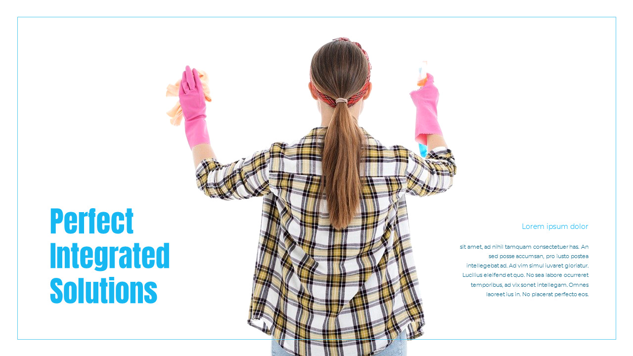 House Cleaning Service PPT Templates Design