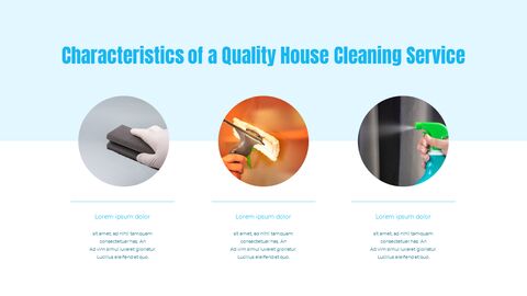 House Cleaning Service PPT Templates Design