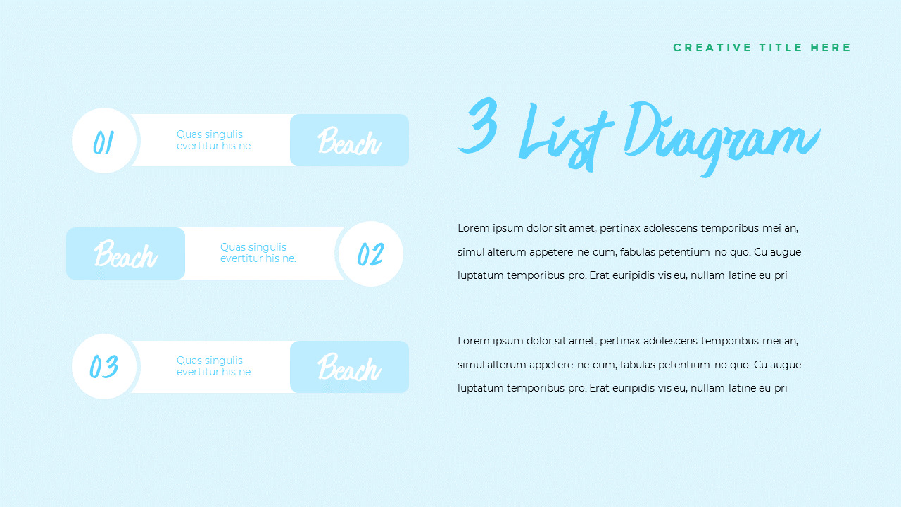 Tropical Beach slide powerpoint|Lifestyle|Templates