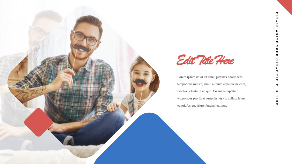 Fathers Day keynote presentation templates free