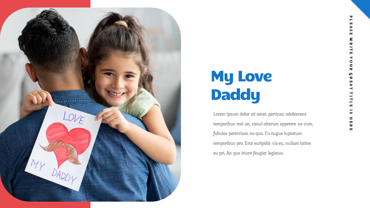 Father's Day Simple Google Slides