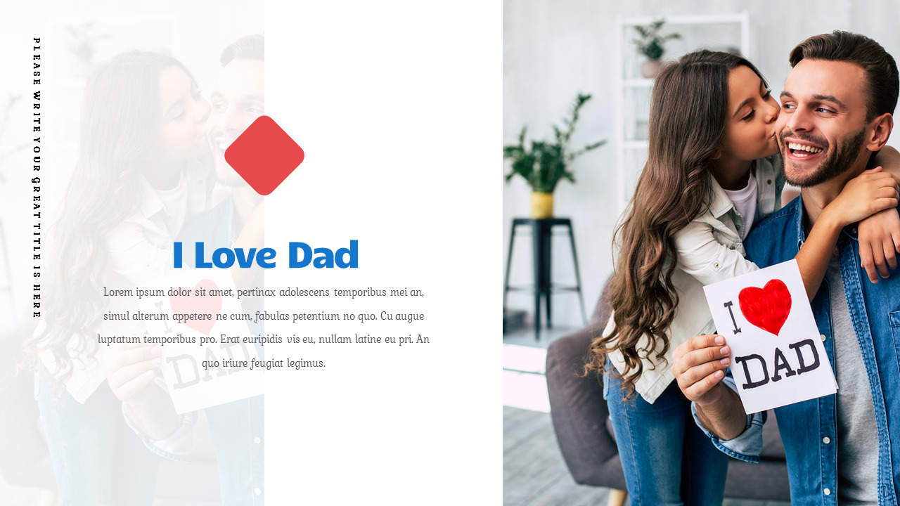 Father's Day Simple Google Slides