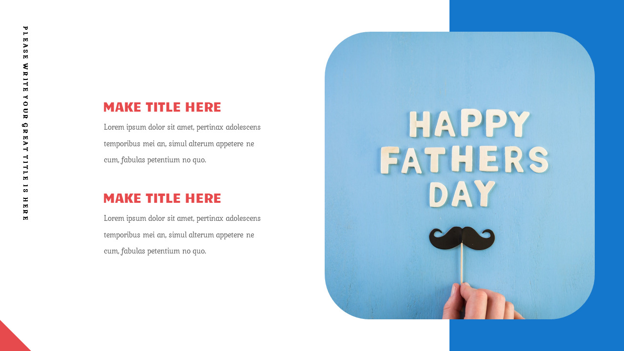 Father's Day Simple Google Slides