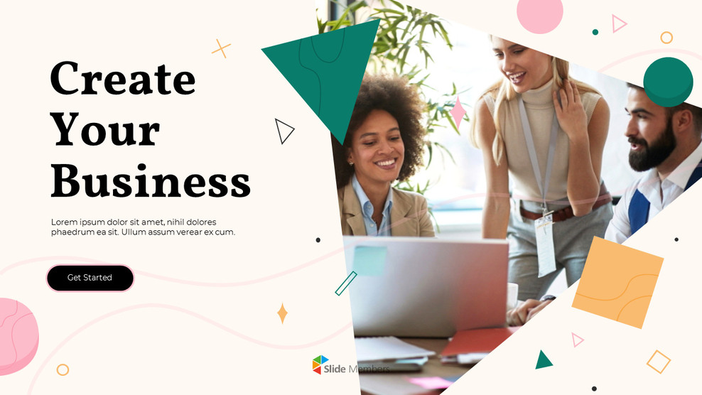 Create Your Business Business Presentation PPT