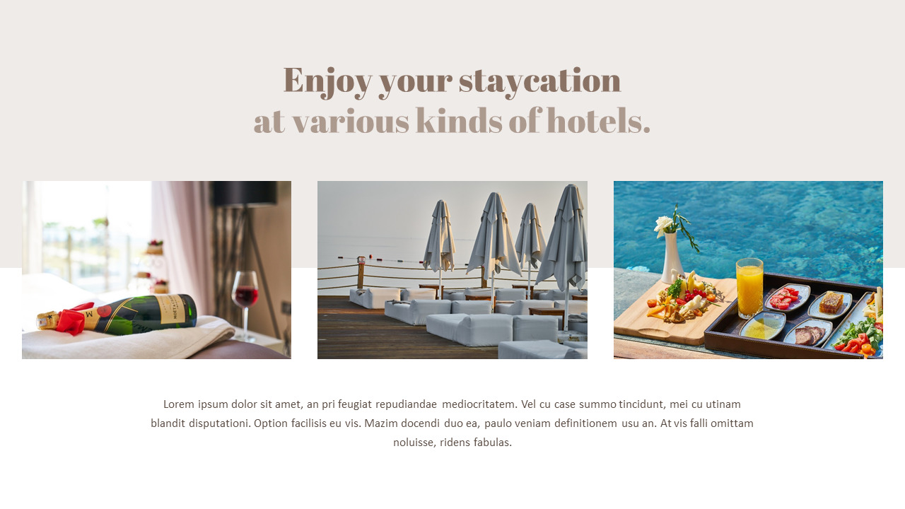 Staycation template google slides