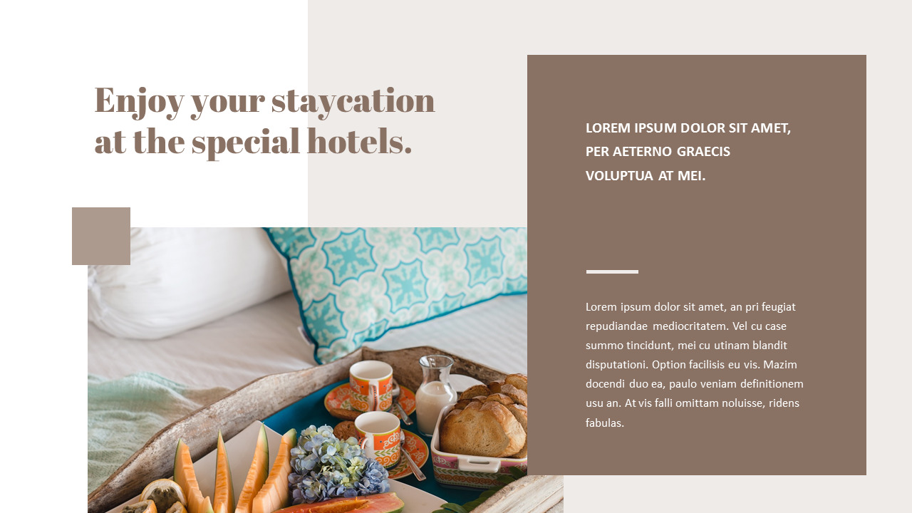 Staycation template google slides