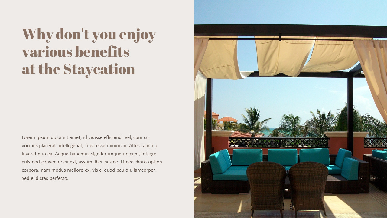 Staycation template google slides
