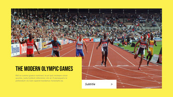 Summer Olympic Games PPT Model|Lifestyle|Templates