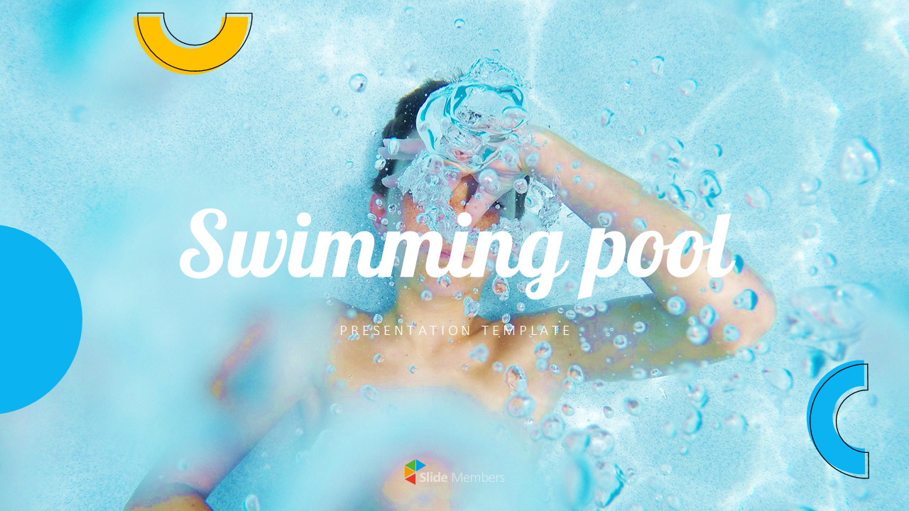 Swimming Pool Google PowerPoint Slides|Lifestyle
