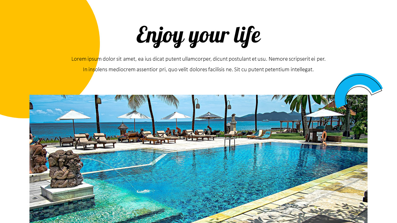 Swimming Pool Google PowerPoint Slides|Lifestyle