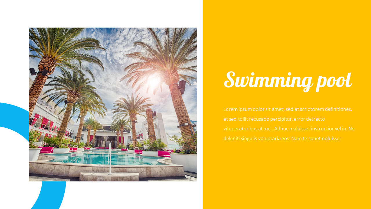 Swimming Pool Google PowerPoint Slides|Lifestyle
