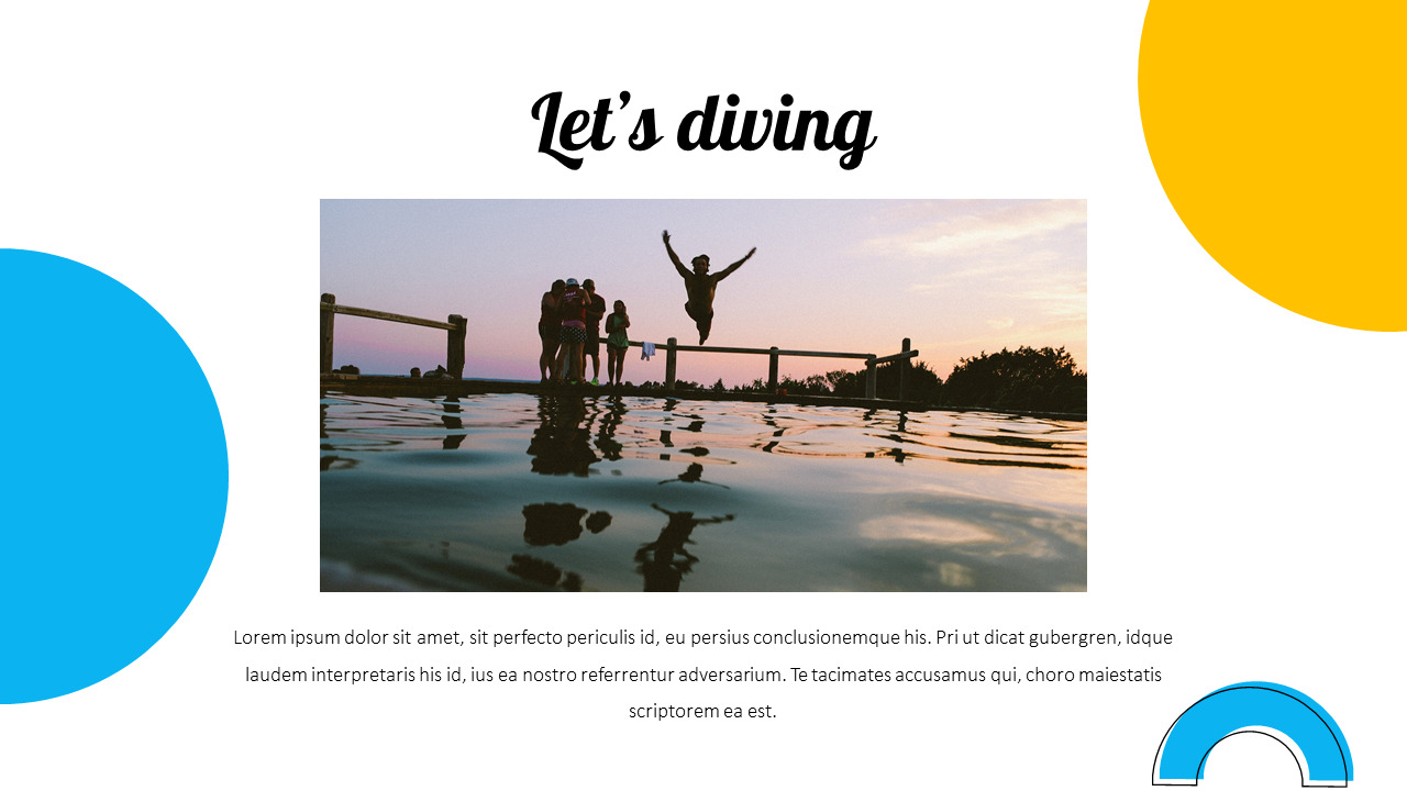Swimming Pool Google PowerPoint Slides|Lifestyle