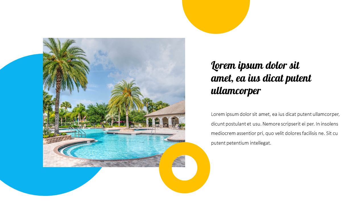 Swimming Pool Google PowerPoint Slides|Lifestyle