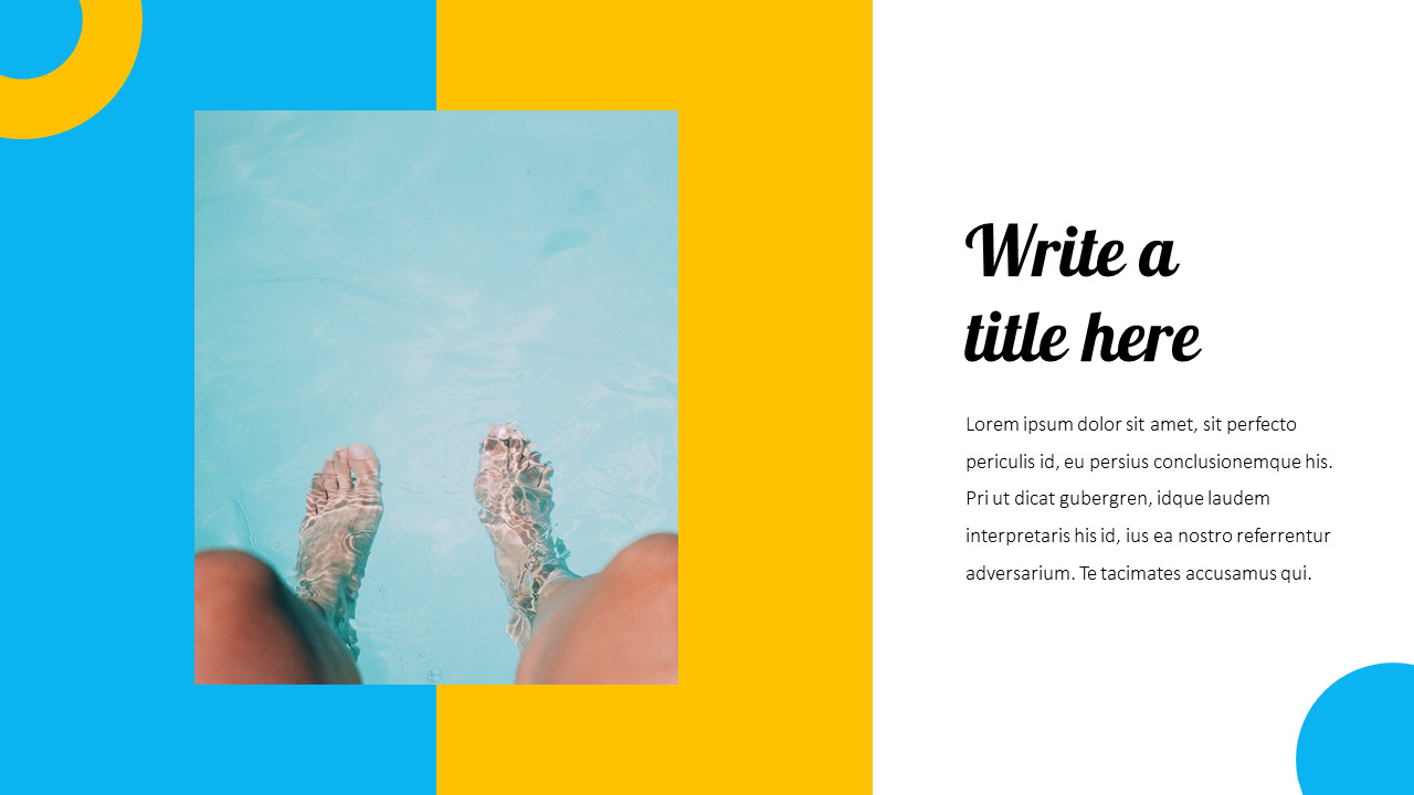 Swimming Pool Google PowerPoint Slides|Lifestyle