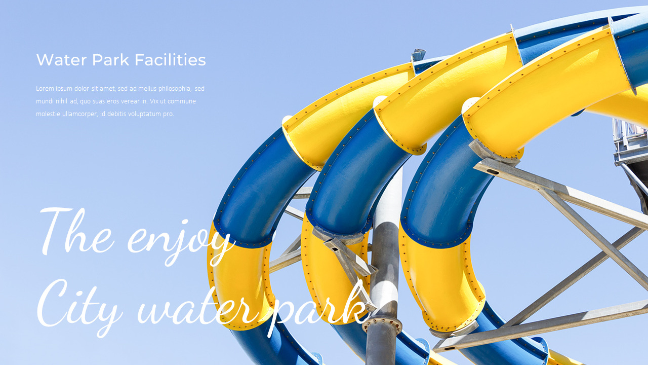 Water Parks Simple Slides Design