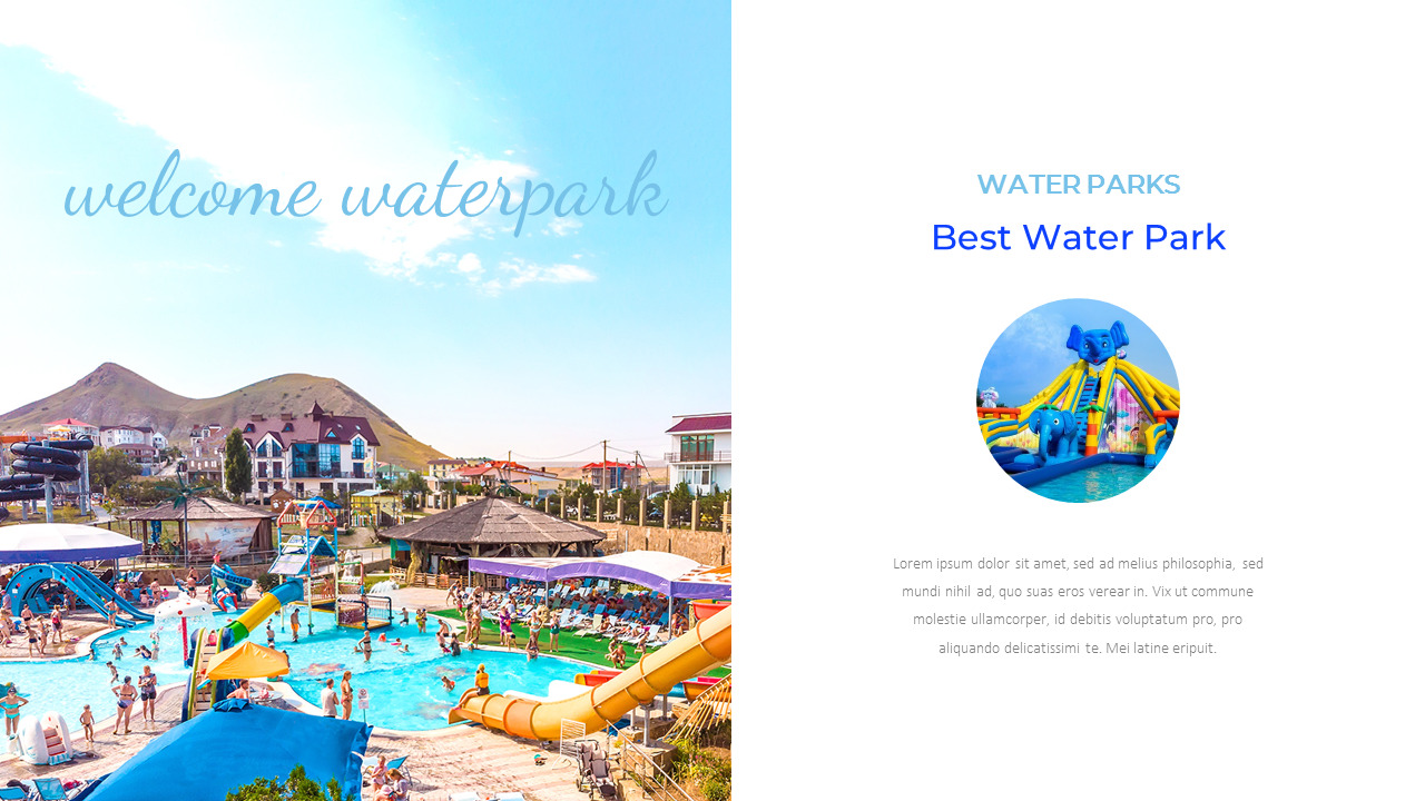 Water Parks Simple Slides Design