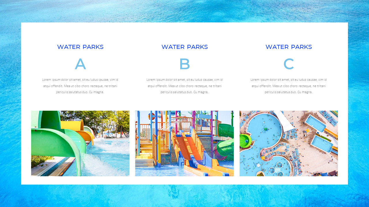Water Parks Simple Slides Design
