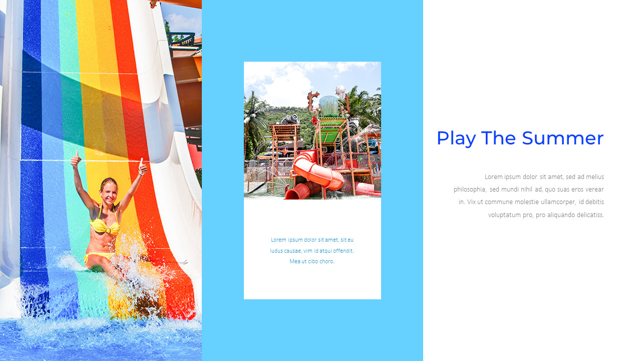 Water Parks Simple Slides Design