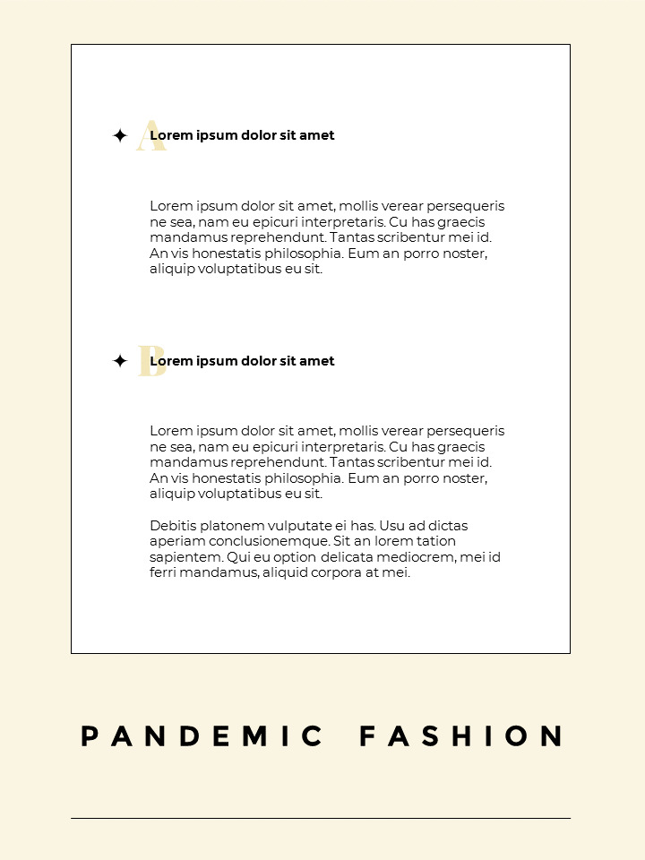 Fashion Mask in Pandemic Presentations PPT