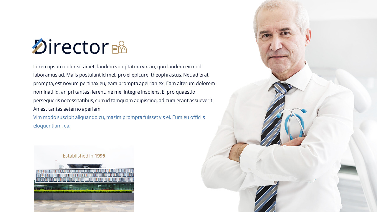Hospital Introduction Theme PowerPoint Template