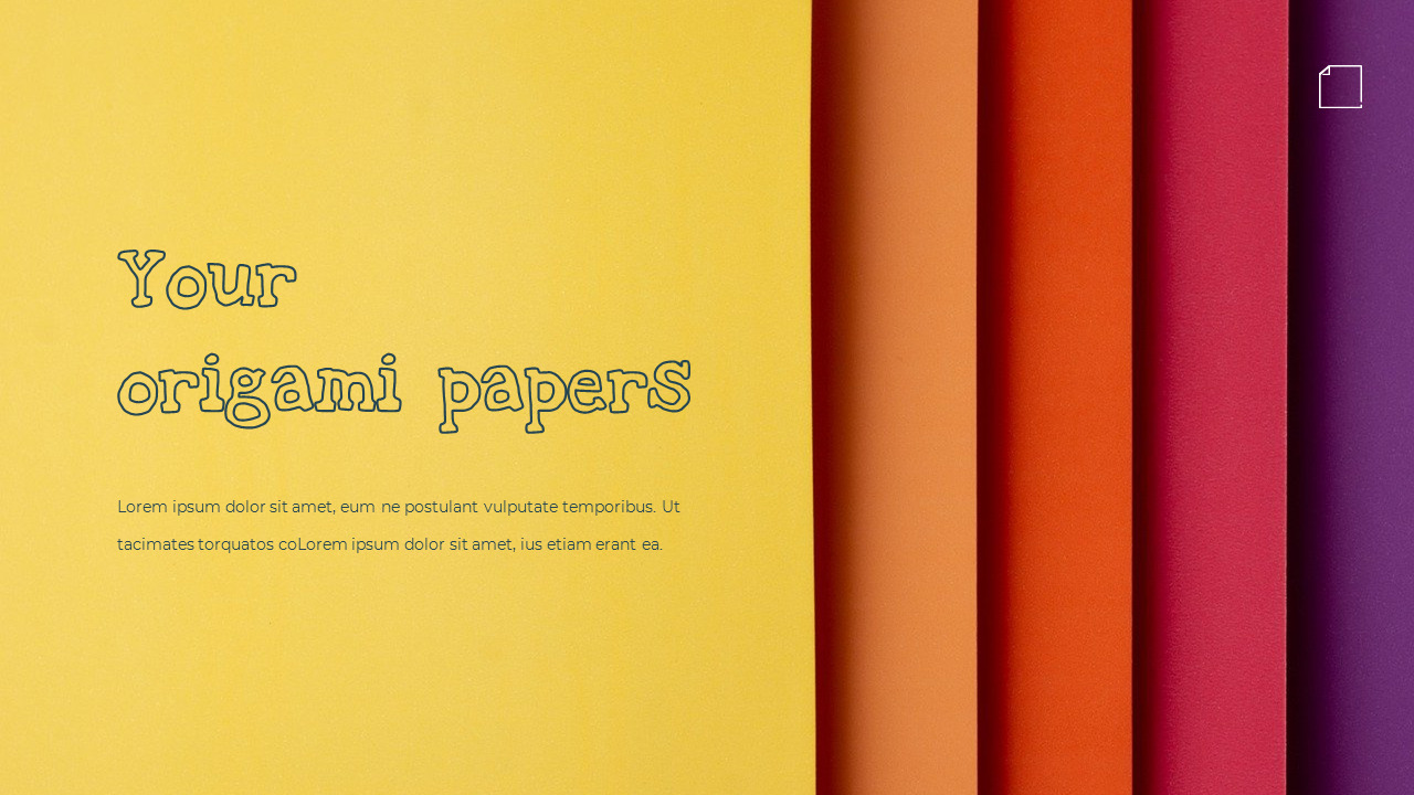 Make Origami PPT Presentation|Lifestyle|Templates