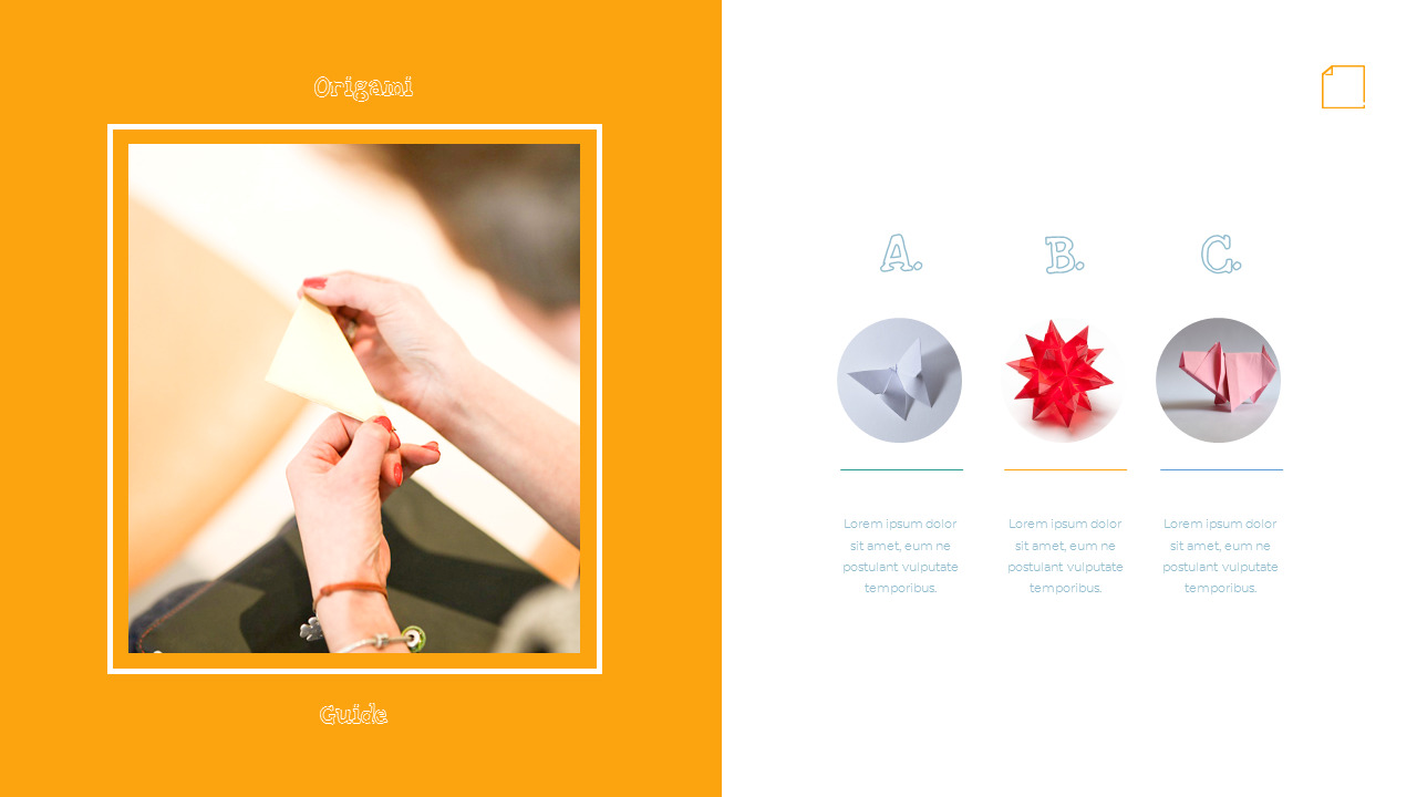 Make Origami PPT Presentation|Lifestyle|Templates