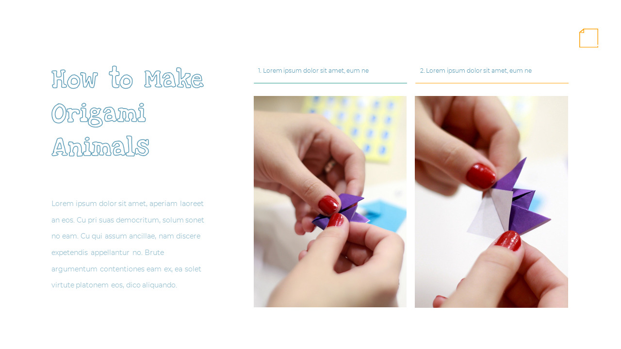 Make Origami PPT Presentation|Lifestyle|Templates