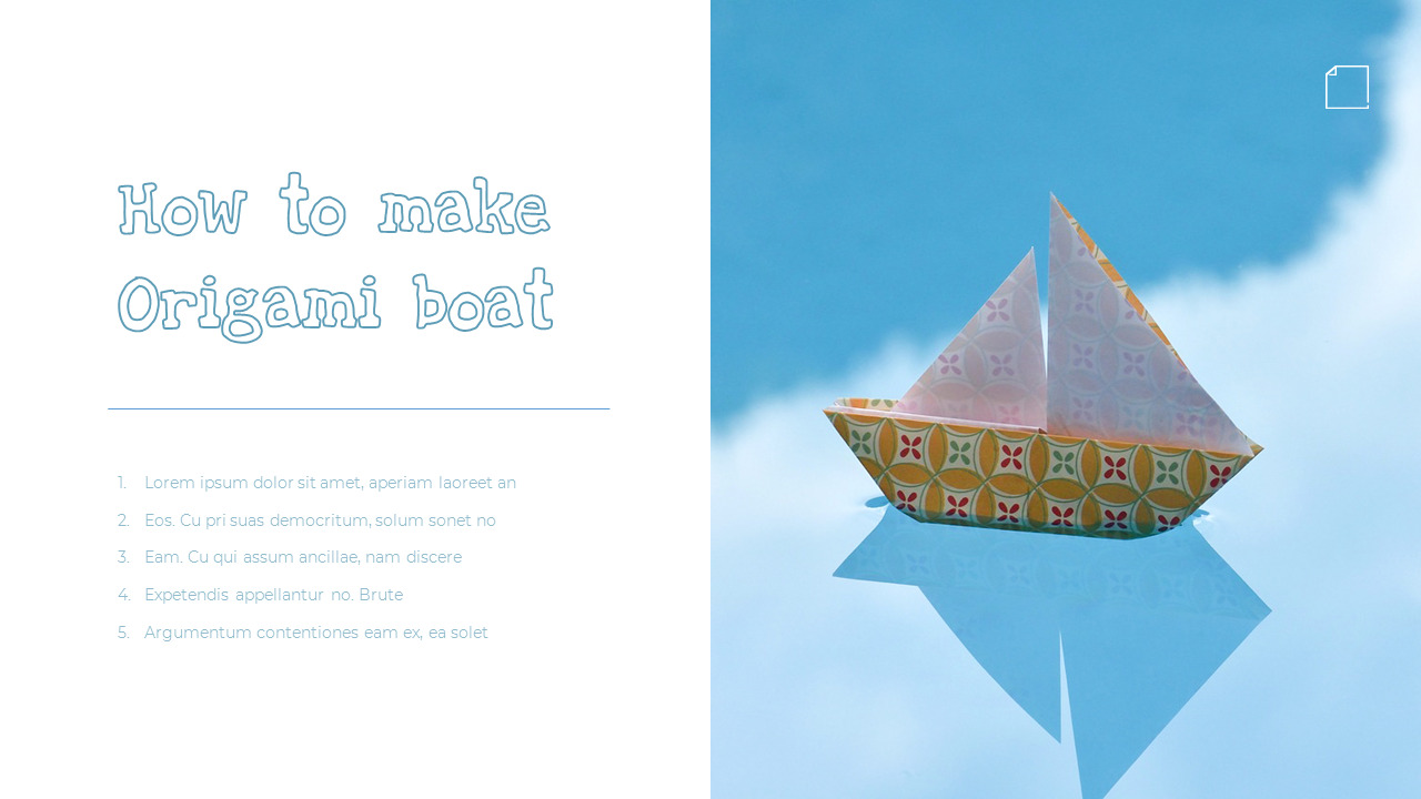 Make Origami PPT Presentation|Lifestyle|Templates