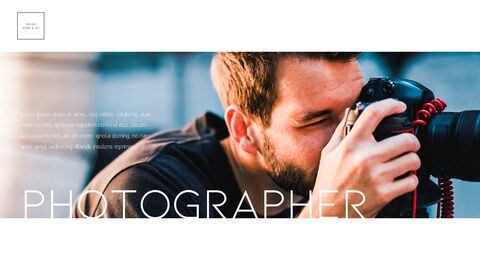 Photographer Simple Templates