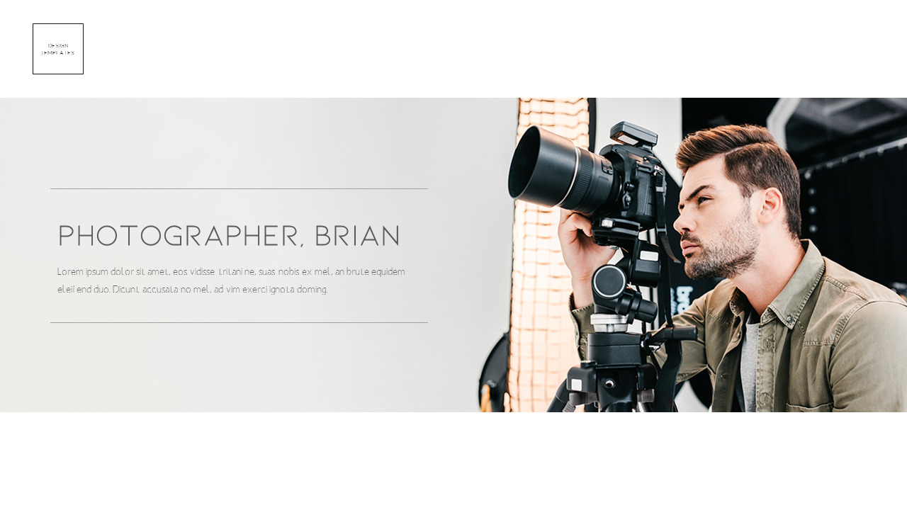 Photographer Simple Templates