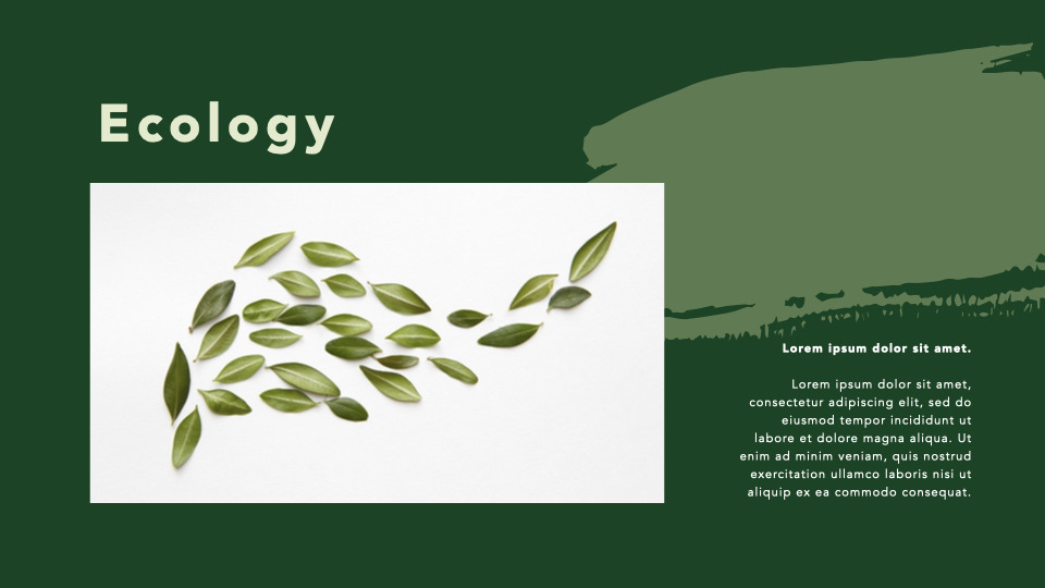 ECO Green template keynote