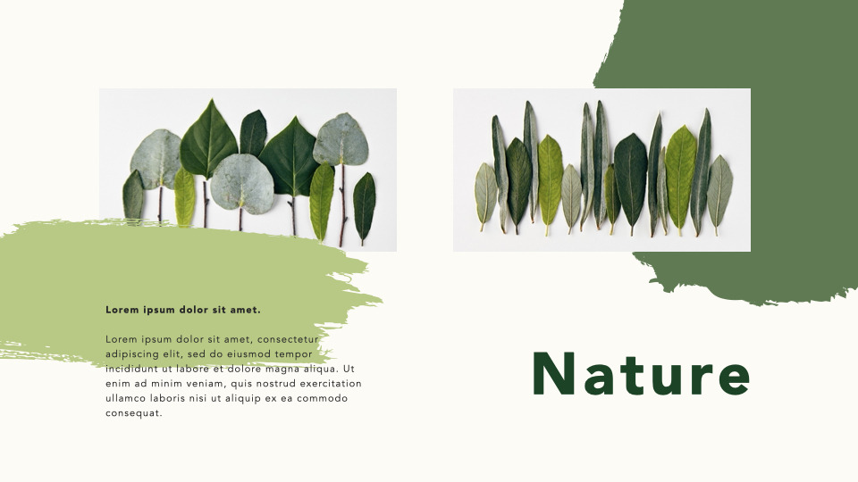 ECO Green template keynote