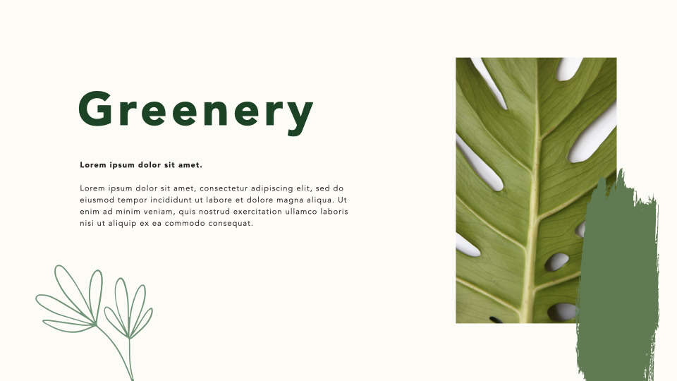 ECO Green template keynote