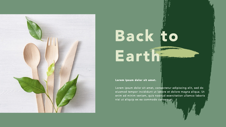 ECO Green template keynote