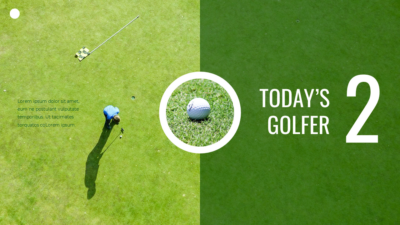 Golf Today Creative Google Slides