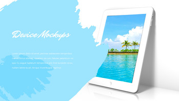 Tropical Beach Google Presentation Templates|Lifestyle|Slides
