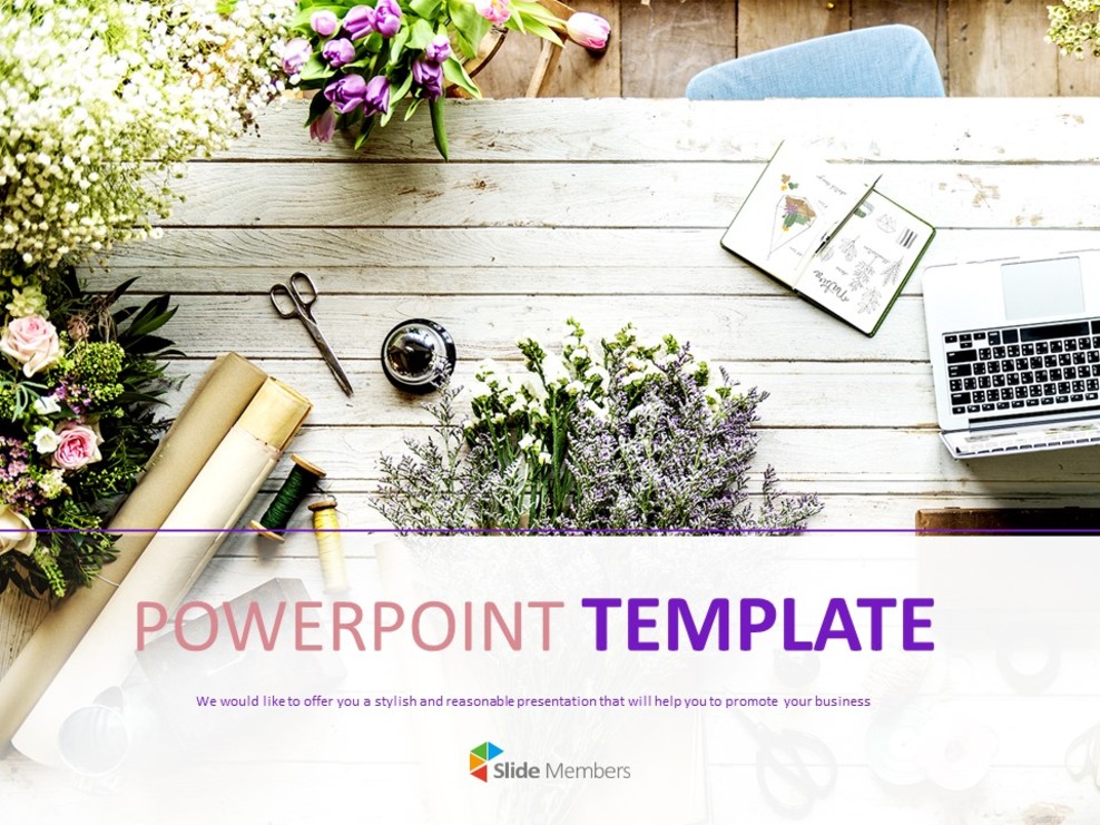 Flower Shop - Free Powerpoint Template