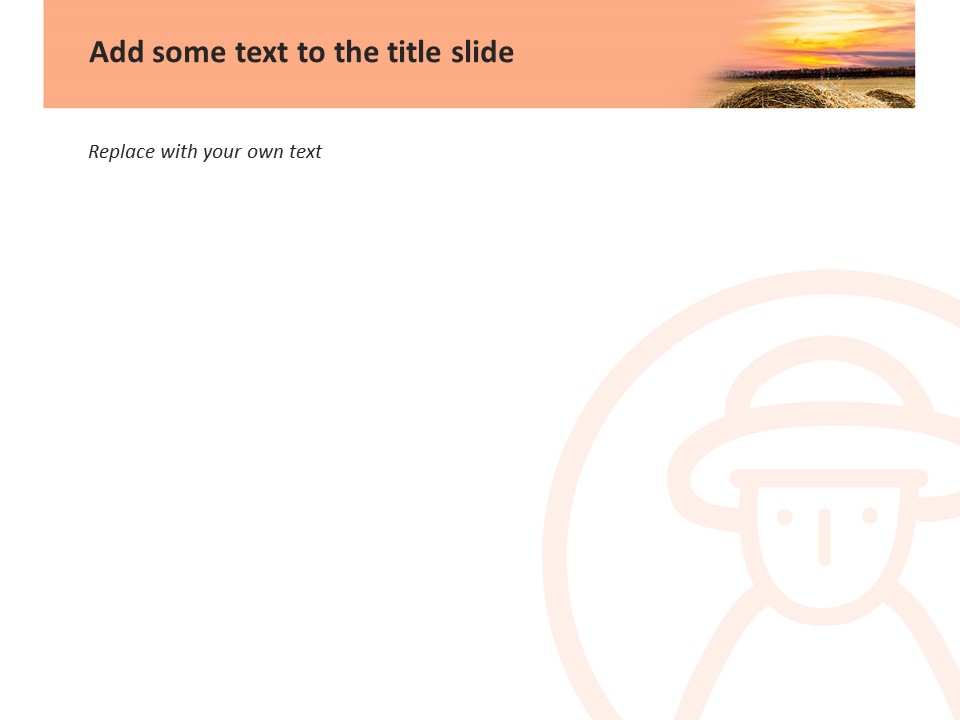 Free Powerpoint Sample - Paddy and Field|Templates|Slides