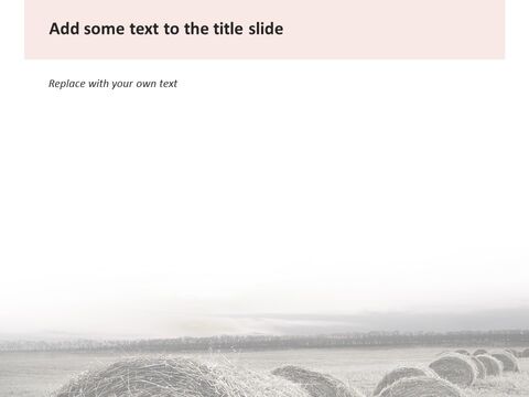 Free Powerpoint Sample - Paddy and Field|Templates|Slides