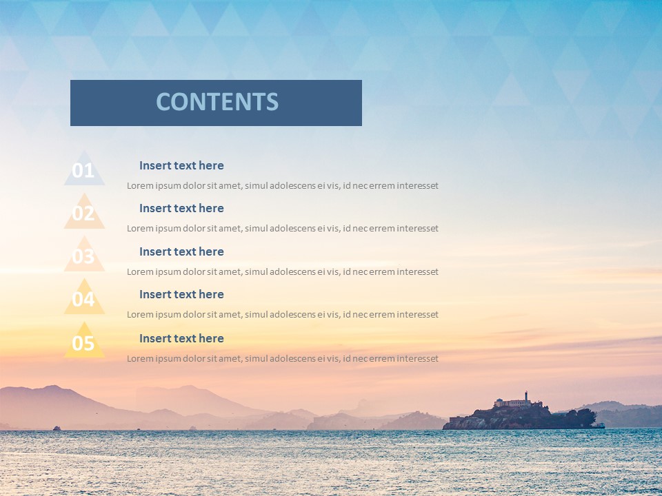 Pastel Sunset - Free Powerpoint Template