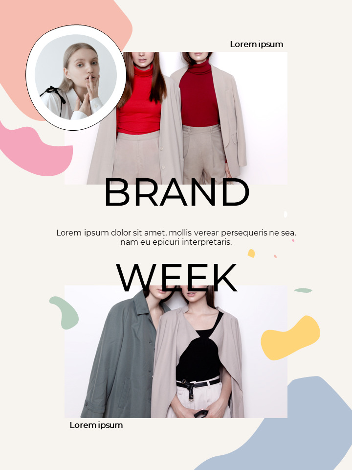 Brand Week Event template powerpoint
