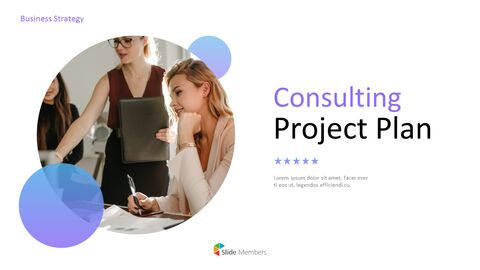 Consulting Project Plan Business PowerPoint Template