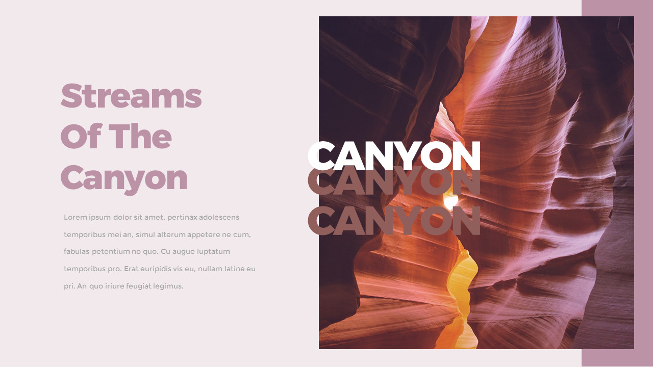 Antelope Canyon Creative Google Slides|Lifestyle