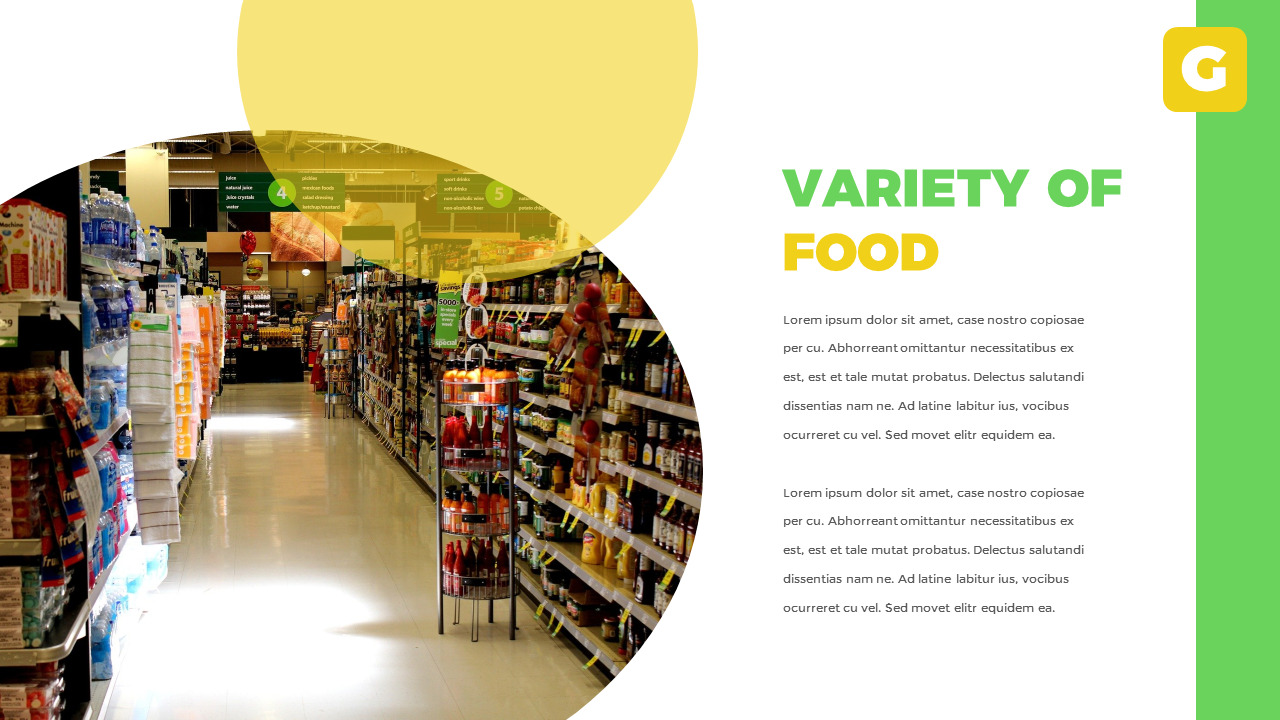 Grocery Store slides presentation|IT/Commerce|PPT Templates