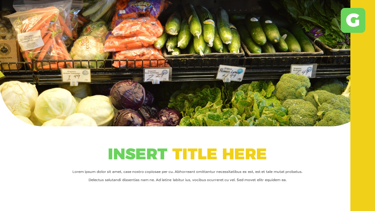 Grocery Store slides presentation|IT/Commerce|PPT Templates
